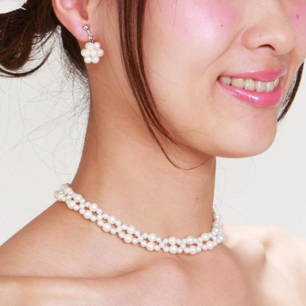 商品番号:FBMNE59【ネックレス＆イヤリング　レンタル】■ 品質：パール■ サイズ（約）：ネックレス/33cm　アジャスター/5cm　イヤリング/2cm※商品の色につきましては、お客様のご覧になられますパソコン機器及びモニタなどの違いに...