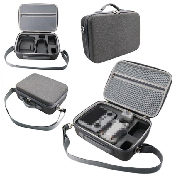 DJI Mini 3 / Mini 3 Pro ケース カバー ショルダーバッグ ショルダーベルト付き 手提げ 収納ポーチ 硬質EVA 保護ケース 収納バッグ 収納ケース 衝撃吸収ディージェイアイ ミニ3 プロ