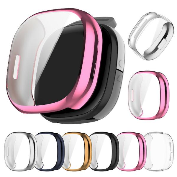 TPU 液晶保護カバー ソフトカバー フィットビット エース LTE 耐衝撃 衝撃吸収 アンドロイド スマートウォッチ 透明