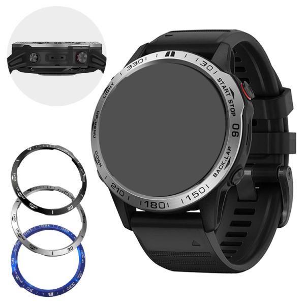 GARMIN (ガーミン) Fenix 6x /6x Pro ベゼルリング 保護カバー ベゼルリングフレーム ステンレス 耐衝撃 超簿 取付簡単 粘着式 ガーミン スマートウォッチGARMIN(ガーミン) Fenix 6x /6x Pro