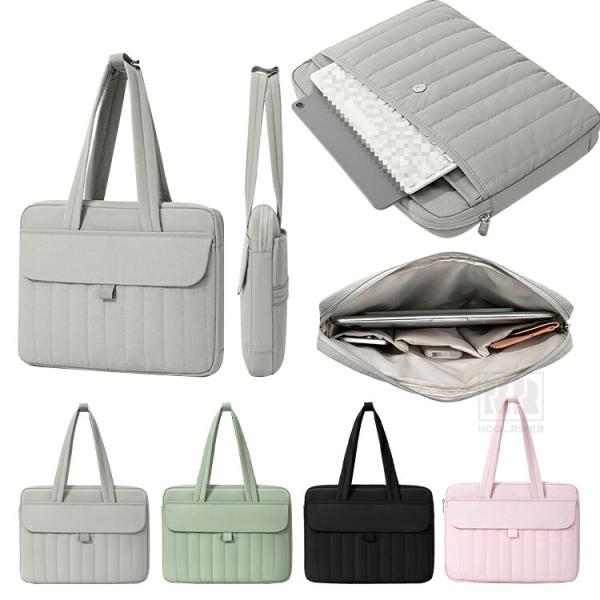 ケーブル収納/マウス収納に便利なポケット付き 出張/外出時/通勤/通学の持ち運びに最適な保護ケース バッグ型保護ケース Fujitsu 富士通 16インチ/15.6インチ ノートPC パソコンバッグ