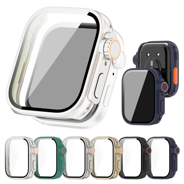 プラスチック+強化ガラス 液晶保護カバー ファーウェイウォッチ フィット3  / au Smart Watch ASW2501 衝撃吸収 スマートウォッチ ハードカバー