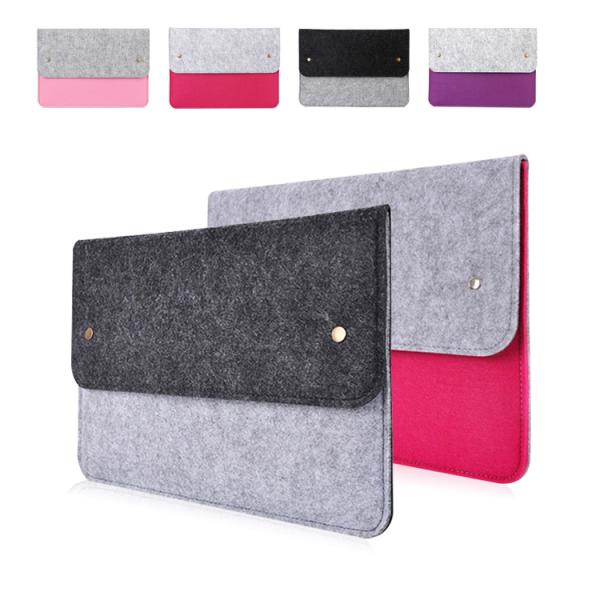 Let's note SR3 QR4 ケース / カバー 12.4インチ かわいい フェルト バッグ型 撥水 カバン型 シンプル ポケット付き セカンドバッグ型 レッツノートケーブル/マウス収納に便利なポケット付き