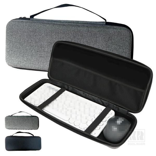 キーボード ケース 収納ケース Lofree ロフリー Flow Lite JIS / Flow Lite 84 ケーブル収納/マウス収納に便利なポケット付き 出張/外出時/通勤/通学の持ち運びに最適な保護ケース