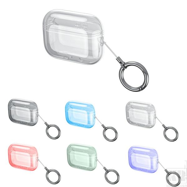 クリアケース 充電穴付き 透明 TPU イヤホン収納ケース 衝撃吸収 ソフトケース アイホン エアーポッズ プロ 第3世代 保護ケース 保護カバー 落下防止 アクセサリー おすすめ