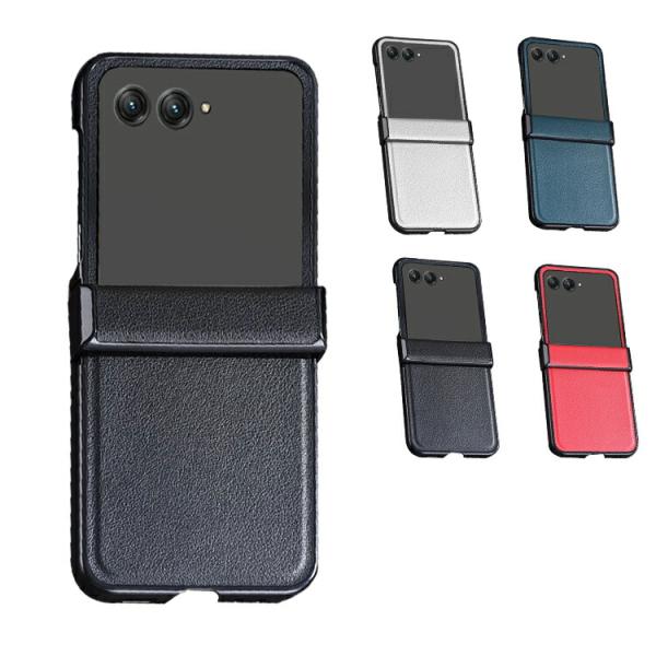 PUレザー + プラスチック ストラップホール付き モトローラ レーザー60 / 60 ウルトラ 衝撃吸収 android おすすめ 可愛い お洒落