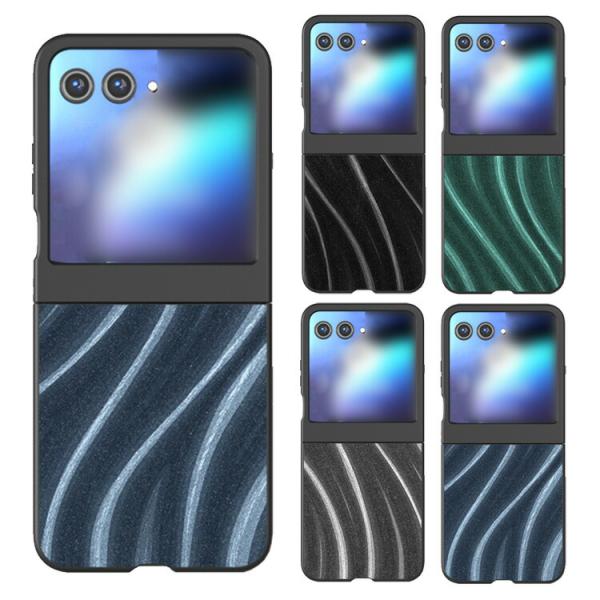 PUレザー + プラスチック ストラップホール付き モトローラ レーザー60 / 60 ウルトラ 衝撃吸収 android おすすめ 可愛い お洒落