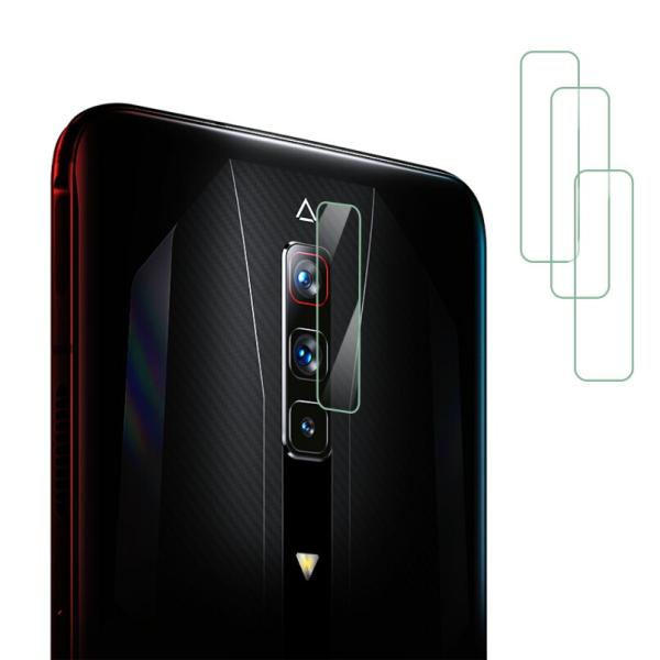 Nubia Red Magic 6/6 Pro カメラレンズ強化ガラス 3枚セット 硬度9H シンプル レンズ保護ガラスフィルム ガラスフィルム 保護ガラス 高透過率Nubia Red Magic 6/6 Pro