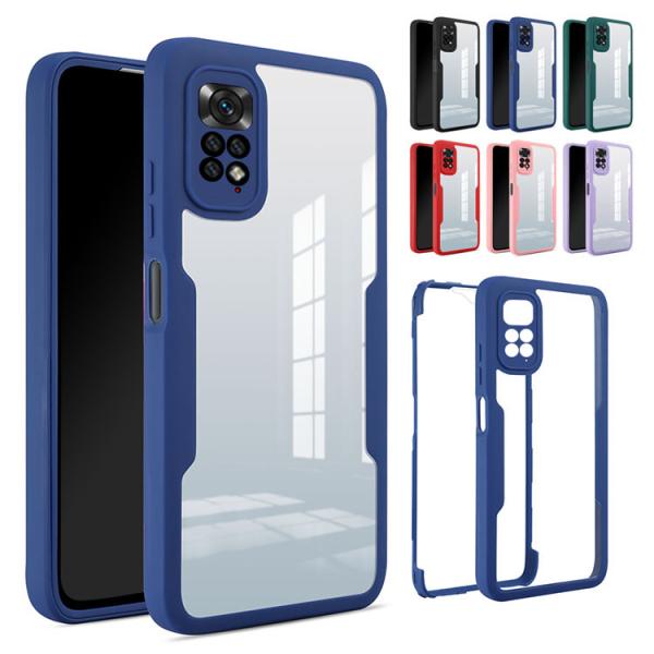 Xiaomi Redmi Note 11 Pro 5G ケース 耐衝撃 カバー クリア 透明 両面 前後保護 フルカバー シャオミ リドミーノート 11 プロ アンドロイド おすすめ小米 シャオミ レッドミー ノート11 プロ ケース