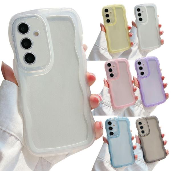 波状 TPU ソフト ケース 耐衝撃ケース ストラップホール付き サムスン ギャラクシー S26/S26+/S26 Ultra 衝撃吸収 /カバー ストラップホール付き おすすめ