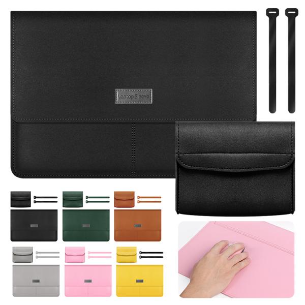 Dynabook V83/HS (13.3インチ) 5in1タブレットPC ケース/カバー 電源収納ポーチ付き ケーブルバンド付き セカンドバッグ型 レザー おしゃれダイナブック V83/HS 13.3インチ