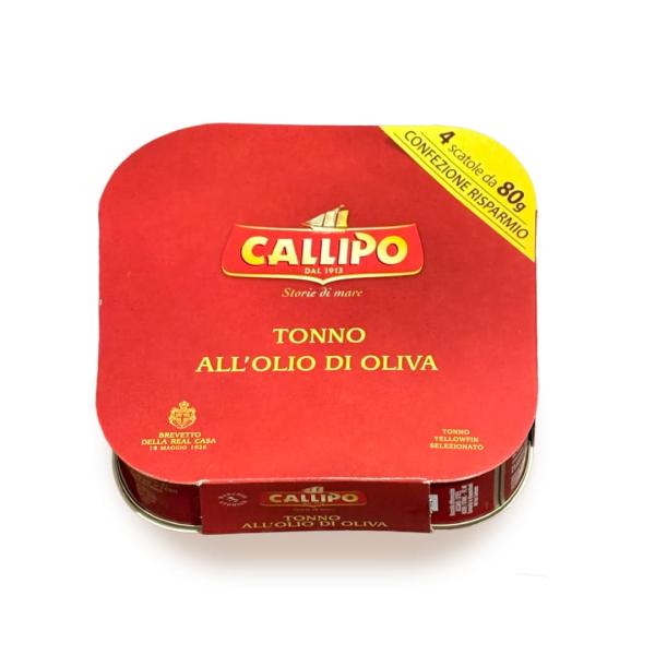 カラブリア州海岸沿いの小さな村ピッツォで創業したカッリポ社。大西洋およびインド洋で獲れたきはだまぐろを洋上で急速冷凍。カラブリアの工場に届けられたまぐろは新鮮なうちに加工、製缶。色は新鮮さを示すうすいピンク色です。 マグロをオリーブオイルと...
