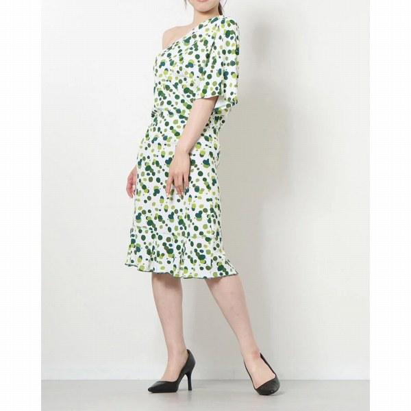■カラー水玉グリーン ■サイズ1サイズ2サイズ ■寸法(袖40/42　丈75/76　バスト42/44) ■素材レーヨン50％　コットン50％ ※在庫処分品につき返品交換不可とさせて頂きます。 インポート製品になるため、縫製の荒い部分もござい...