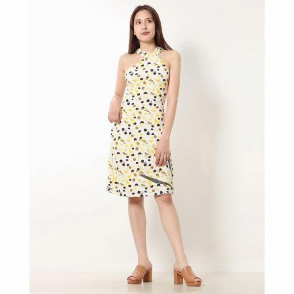 ■カラー水玉イエロー ■サイズ2サイズ3サイズ ■寸法(丈76/77　バスト40/42) ■素材レーヨン50％　コットン50％ ※在庫処分品につき返品交換不可とさせて頂きます。 インポート製品になるため、縫製の荒い部分もございます。 特にビ...