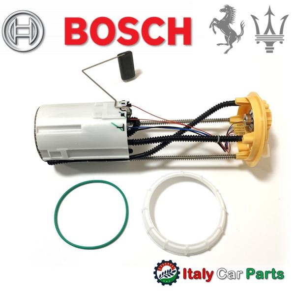 フェラーリ、マセラティ用のフューエルポンプです。フェラーリ、マセラティに部品を供給しているBosch製。フロートが付いているタイプになります。リングナットとガスケットも付属します。適合車種599 GTB / GTO / SA Aperta6...