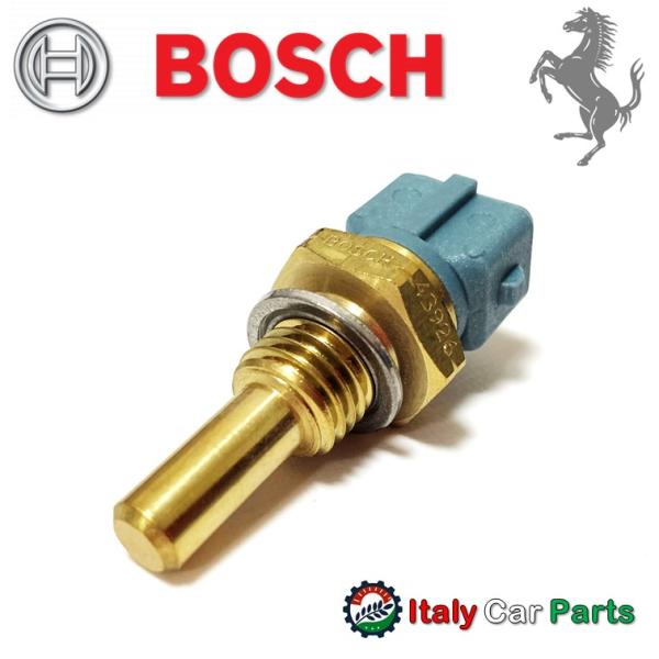 フェラーリ用クーラントテンプセンサになります。こちらはフェラーリに部品供給しているBosch製になります。適合車種348F355456 M GT GTA512 TR MF50550パーツナンバー　125769こちらに置き換えて使用できます。