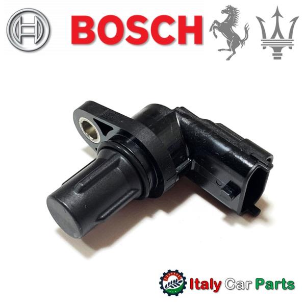 フェラーリ、マセラティ用のカムシャフトポジションセンサー、フェーズセンサーになります。エンジンのタイミングを制御するための重要な部品です。純正OEM部品を供給しているBocsh製です。適合車種458488California GranCab...