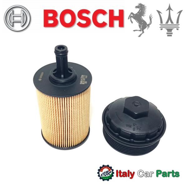 フェラーリ用のオイルフィルターキットになります。純正品ではなくBosch製になります。適合車種488Carifornia T GTC4 Lusso TPortofino / Portofino MRomaパーツナンバー 295948に適合し...