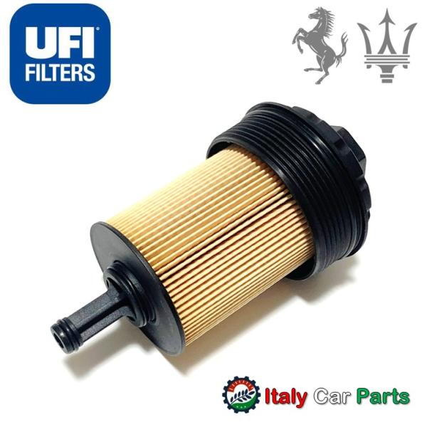 フェラーリ用のオイルフィルターキットになります。純正品ではなくイタリアの自動車部品メーカーのUFI製になります。適合車種Ferrari フェラーリ488Carifornia T GTC4 Lusso TPortofino / Portofi...