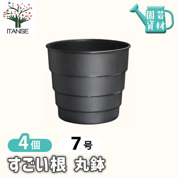 【商品特徴】すごい根とは、メッシュ構造のプラスチック鉢です一般的な構造のプラスチック鉢との違いは、鉢全周に施された通気口により、酸素の吸収力が高まり根が活性化されます。サークリング防止構造で、根が鉢全体に均等かつ効率よく広がります。【検索キ...