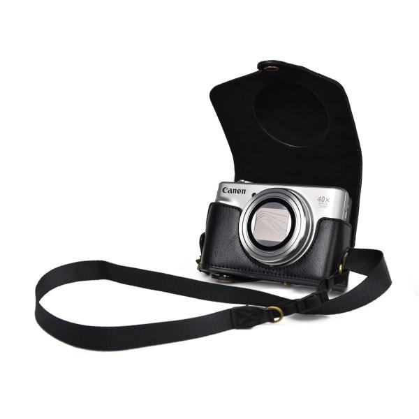 ・対応機種：Canon SX740 HS SX730 SX720・固定用三脚ネジ穴付き、ショルダーストラップ付き・衝撃からカメラを保護します　 ■ ご注意: 商品にカメラ本体等は含まれません。※モニターにより色の見え方が実際の商品と多少異な...