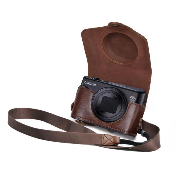 ・対応機種：Canon SX740 HS SX730 SX720・固定用三脚ネジ穴付き、ショルダーストラップ付き・衝撃からカメラを保護します　 ■ ご注意: 商品にカメラ本体等は含まれません。※モニターにより色の見え方が実際の商品と多少異な...