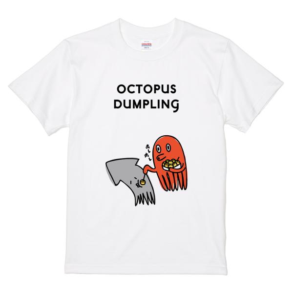 ■ イラストに関してイカにたこ焼きをグイグイと押し付けるイラストをプリントです。素直にいただいた方が良さそうですね。■ サイズ (着丈/身幅/袖丈)S　 … (65cm/49cm/19cm)M　 … (69cm/52cm/20cm)L　 …...