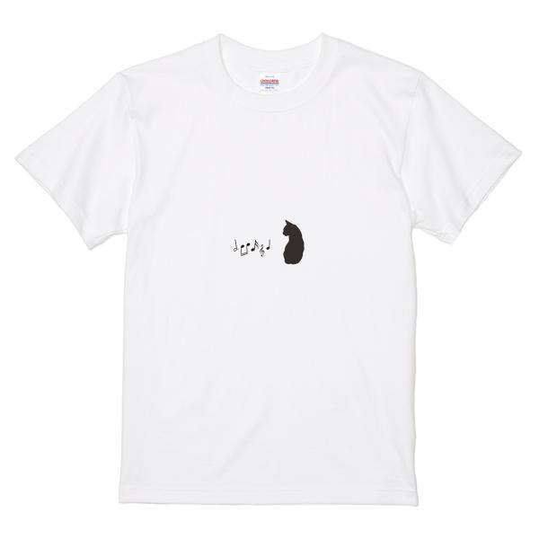 ■ イラストに関して猫が奏でる旋律。キャットミュージック（ホワイト）です。■ サイズ (着丈/身幅/袖丈)S　 … (65cm/49cm/19cm)M　 … (69cm/52cm/20cm)L　 … (73cm/55cm/22cm)XL　…...