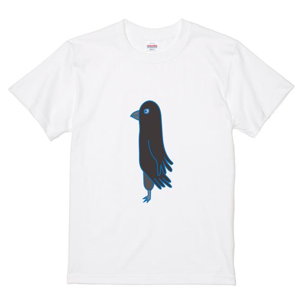 ■ イラストに関してすくっとしたカラスさん■ サイズ (着丈/身幅/袖丈)S　 … (65cm/49cm/19cm)M　 … (69cm/52cm/20cm)L　 … (73cm/55cm/22cm)XL　… (77cm/58cm/24cm...