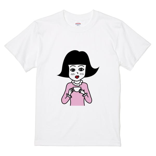 ■ イラストに関して有閑マダムのまったりティータイムイラストTシャツ。■ サイズ (着丈/身幅/袖丈)S　 … (65cm/49cm/19cm)M　 … (69cm/52cm/20cm)L　 … (73cm/55cm/22cm)XL　… (...