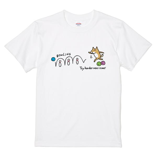 ■ イラストに関してストライクを狙ってボウリングイラスト。跳ねてしまってピンにまるで当たらない。■ サイズ (着丈/身幅/袖丈)S　 … (65cm/49cm/19cm)M　 … (69cm/52cm/20cm)L　 … (73cm/55c...