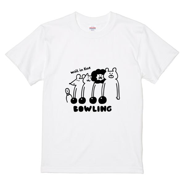 ■ イラストに関してボウリングのレーンで順番待ちの行列。せっかちな行列だ。これは気が散ってしまう。早く投げたい人のボウリングT。■ サイズ (着丈/身幅/袖丈)S　 … (65cm/49cm/19cm)M　 … (69cm/52cm/20c...