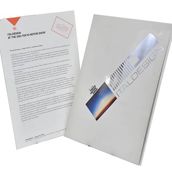 英語※経年によるスレや軽微な傷みがあります。※3月31日更新ITALDESIGNが1991年に開催された東京モーターショーで配布した公式プレスキットです。一般には流通しない、関係者・報道向けに配布された希少なアイテムで、当時の自動車業界の熱...