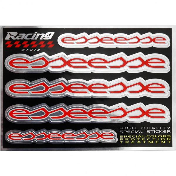 82mm(幅)×8mm(縦)/2枚、122mm(幅)×12mm(縦)/3枚ただでさえHOTなABARTHを、さらにピリッと辛口に仕上げたモデル、“esseesse”。「スーパースポーツ」を意味するこのロゴは、熱いABARTHスピリットを見事...