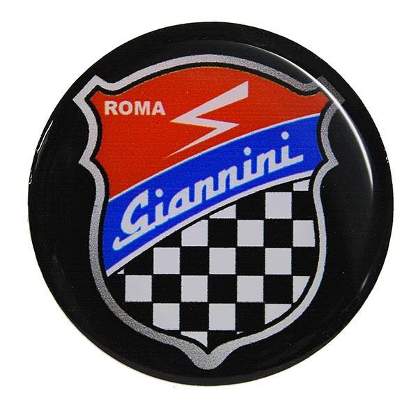 38mm(直径)GIANNINI(ジャンニーニ)エンブレムをモチーフにしたステッカーです。直径38mmの円形タイプ。表面には樹脂コーティングが施された質感高いタイプです。