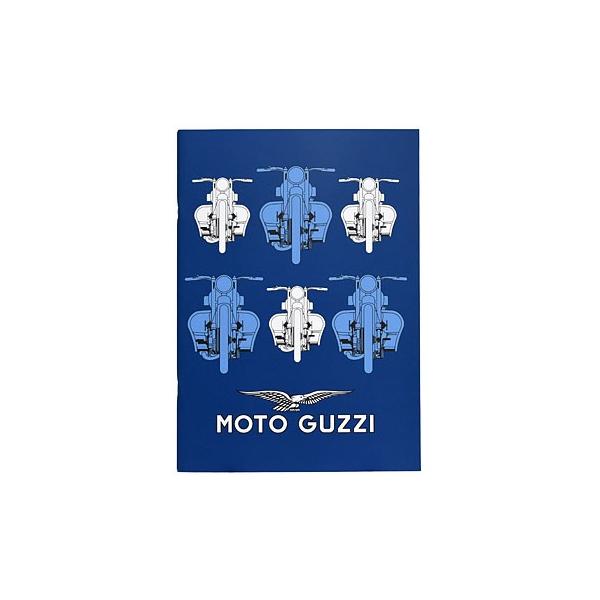 A4サイズ縦置きV-twinという特徴的なレイアウトを持つMOTO GUZZI。その印象的な乗り味に多くのファンを持つイタリアの名門です。こちらはそのMOTO GUZZIオフィシャルノート。A4サイズです。誇らしげなMOTO GUZZIロゴ...