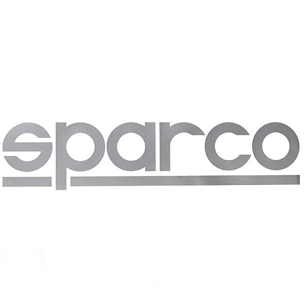 300mm(幅)×68mm(縦)モータースポーツギアのトップブランドとしてその名も高いsparco。その切り文字タイプステッカーです。