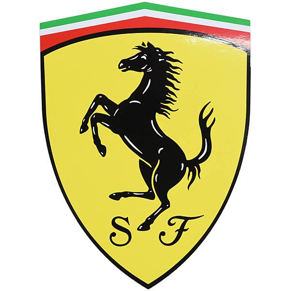 130mm(幅)×180mm(縦)FerrariオリジナルSFタイプのステッカーです。