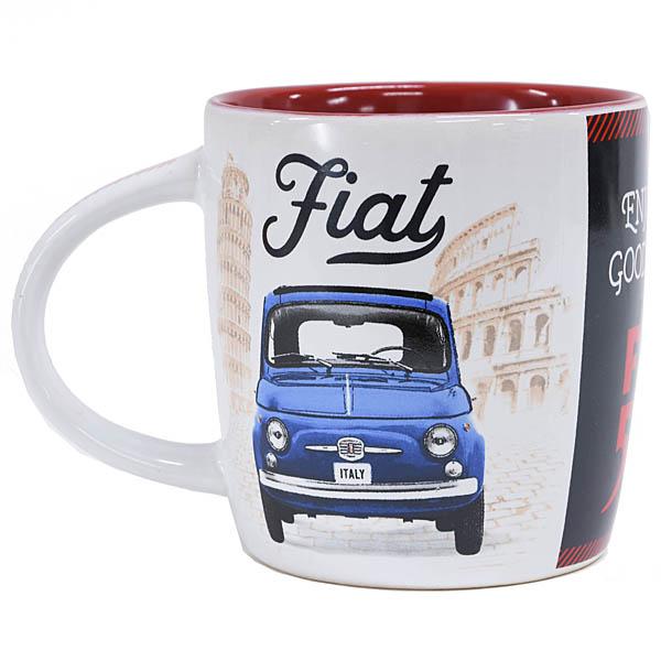 88mm(直径)×93mm(高さ)数あるFIATのマグカップの中でも、今回登場のマグカップが一番イタリアンテイスト強めな気がします。石畳を走るブルーのNUOVA500の両サイドには、イタリアの有名建築が描かれています。淡い色合いで描く事によ...