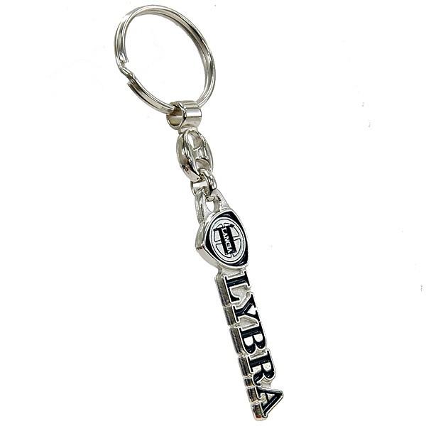 サイズ:55mm (ロゴ部)LANCIAエンブレム&amp;Lybraのロゴのキーリングです。キーリング / キーホルダー / キーケース