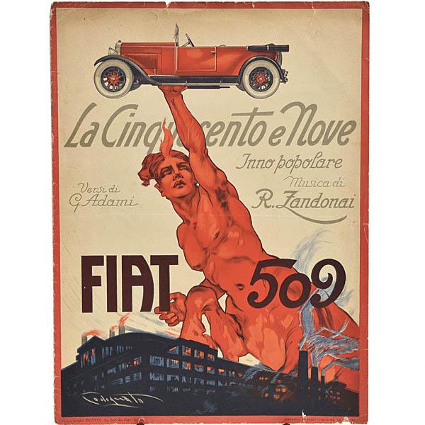 8ページ/伊語※1925年発行のヴィンテージ品となります。経年劣化や紙の変色、端の傷み等につきましてはご理解いただいた上でのご購入をお願いいたします。※7月31日更新1925年のミラノ・モーターショーで発表されたフィアット初の小型大衆車FI...