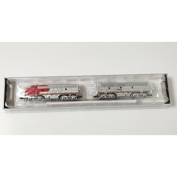 BACHMANN  81252 N F7 A &amp; B DIESEL LOCOMOTIVES (POWER A &amp; B )  SANTA FE WAR BONNETT (RED &amp; SILVER)　※新品ですが古い在庫...