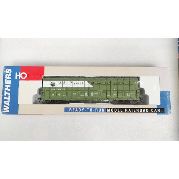 WALTHERS 932-7002 56' Thrall All-Door Boxcar - Single Car (Ready to Run) -- US Plywood　HOゲージ 外国車両 ※古い店頭在庫の為パッケージは傷んでいます。