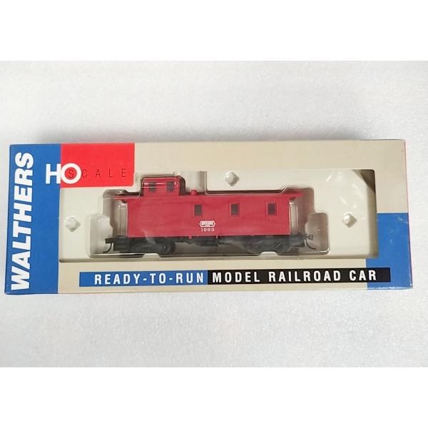WALTHERS 932-7512 30' Wood, 3-Window Caboose w/Offset Cupola (Ready to Run) #1003　HOゲージ 外国車両