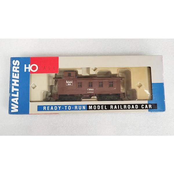 WALTHERS 932-7562 4-Window Wood Caboose - Ready to Run -- Chicago, Burlington &amp; Quincy (Boxcar Red)　HOゲージ 外国車両 ※※古い店...