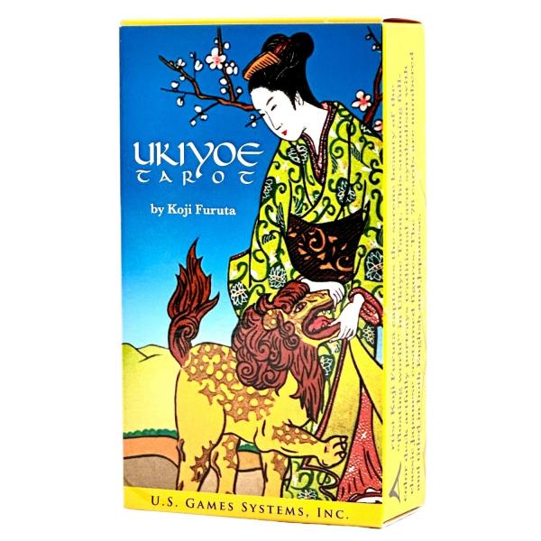 Ukiyoe Tarotは、伝統的なタロットのシンボルと浮世絵を巧みに表現した、美しく描かれたされたタロットカードです。タロットの専門家スチュアート・カプランと日本人アーティストの古田浩二は、日本の浮世絵と伝統的な78枚のタロットカードを融...
