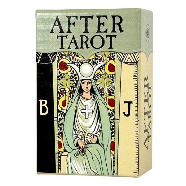 大人気のアフター・タロットがミニサイズになって登場です。このタロットカードは、そんな「ライダー（ウェイト・スミス）版」に描かれたイラストのその後のストーリーを描いたユニークなタロットカードです。その後のストーリーを知ることにより、いつものラ...
