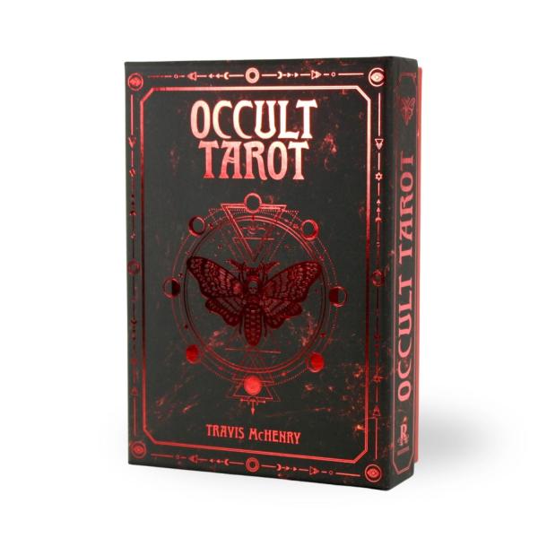 古代魔術の秘儀と悪魔の力を再現した78枚のタロットカードセットです。『アルキドキサ・マギカ』や『ソロモンの鍵』といった、歴史的なグリモワール（魔導書）から厳選された悪魔、象徴、そしてシジル（魔術的な印）を忠実に再現。ソロモニック魔術の原則に...