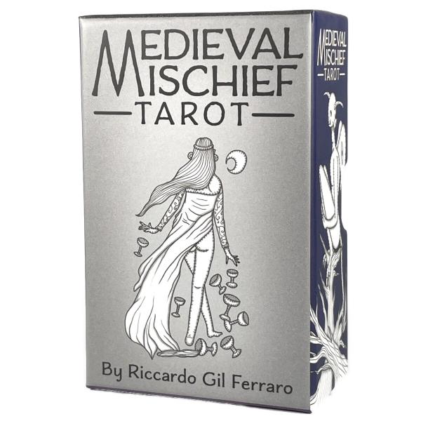 現代的な中世の美学中世に魅了されたイタリア人デザイナー、リッカルド・ジル・フェラーロは、中世の美学を現代的に表現したタロットカードを制作しました。マルセイユスタイルのボーダーレスで、各シンボルキーワードが書かれていないシンプルな絵柄のデッキ...
