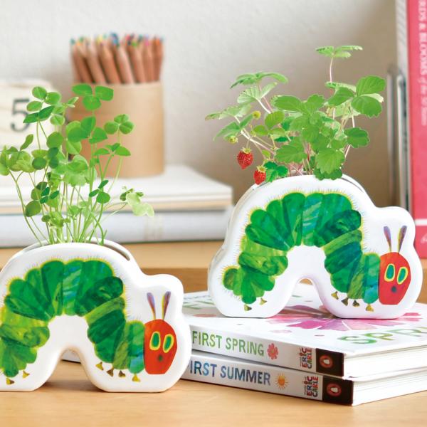 ●はらぺこあおむしが絵本の世界から飛び出してきたような、陶器製のシルエット型ポットで育てる栽培キット。●栽培を楽しんだ後はペン立てなどに再利用できます。■商品名はらぺこあおむし　わくわく陶器ポットガーデン■商品サイズW15.3×D6.5×H...